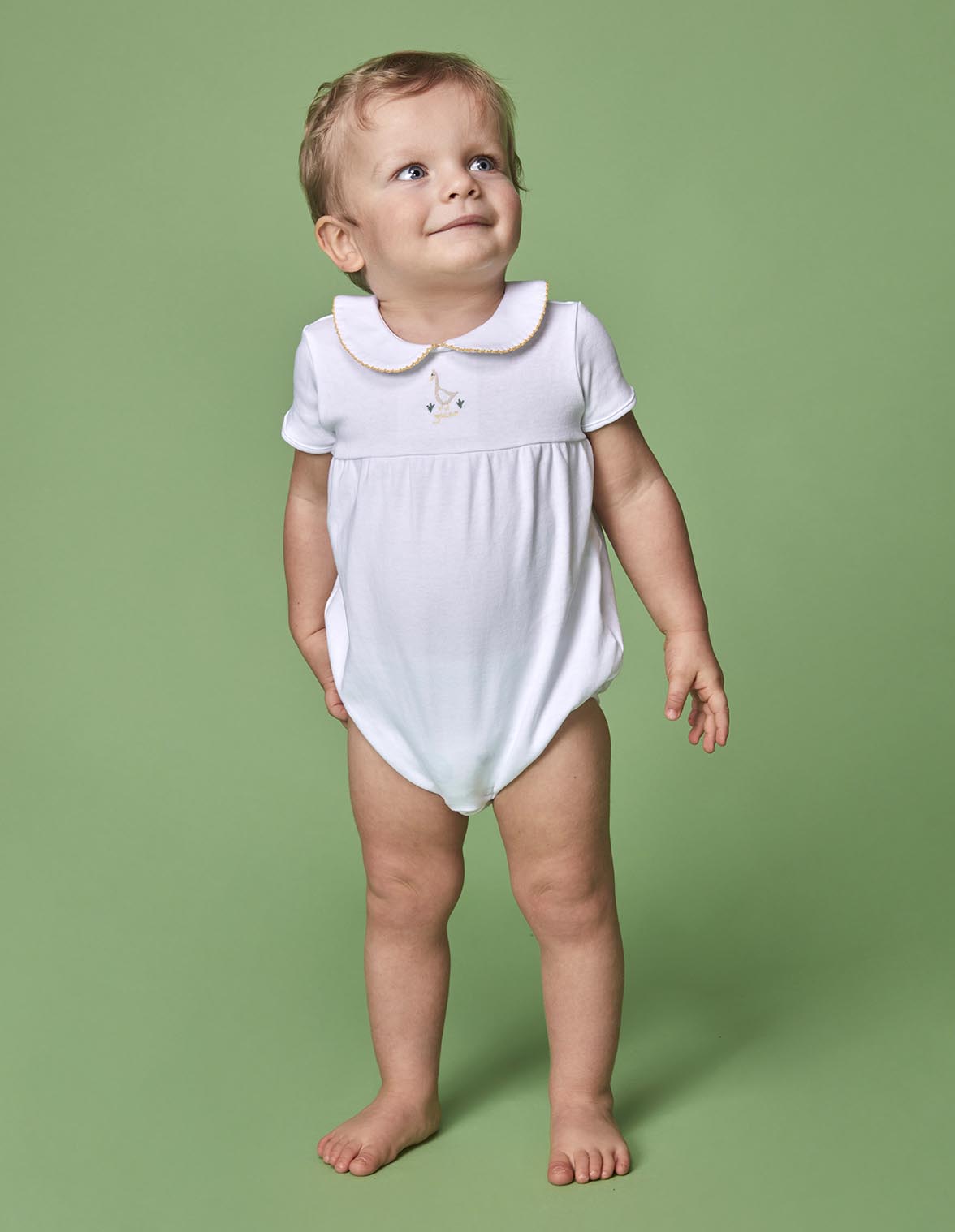 Pijama Con Estampado De Pato Color Blanco Optico | Niño Bebe | Gocco ...